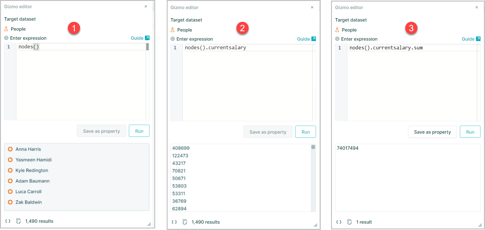 Basic grammar and elements | Orgvue Gizmo Cookbook