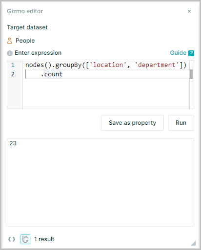 Grouping collections | Orgvue Gizmo Cookbook