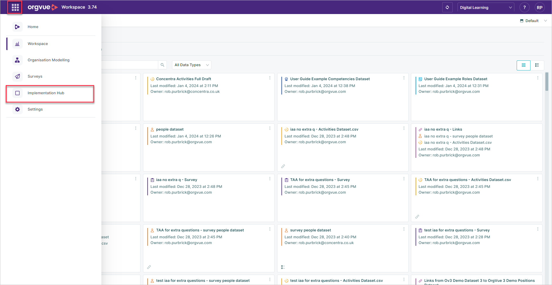 Login | Orgvue Implementation Hub User Guide