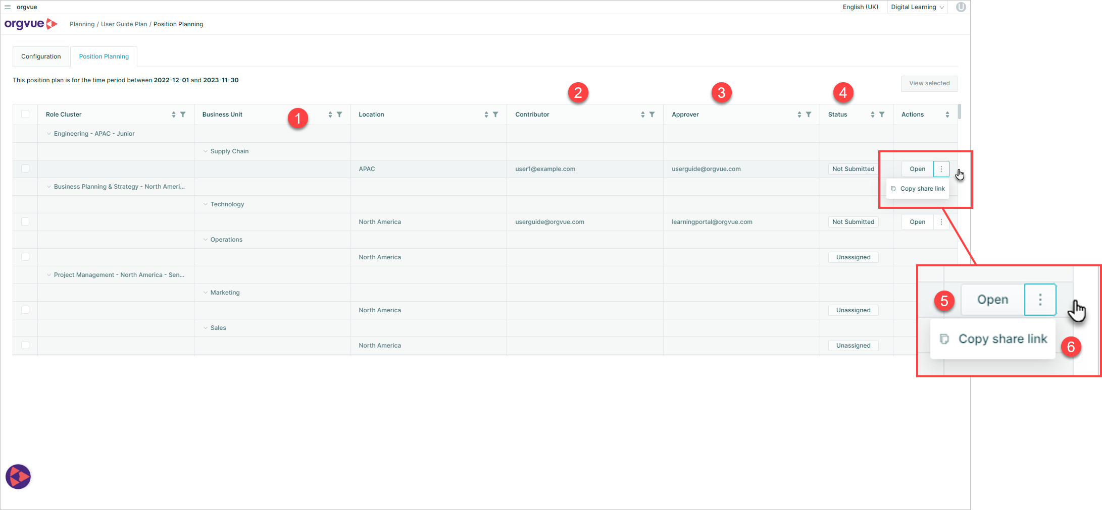 Position Planning | Workforce Planning User Guide