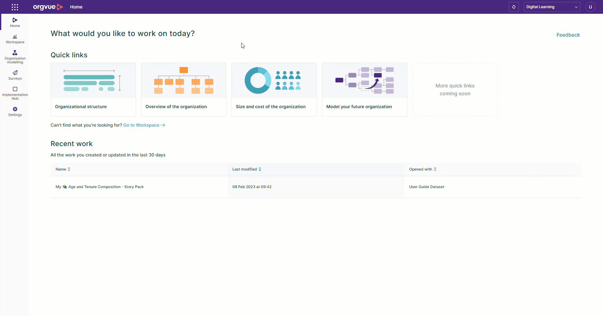 Home | Workspace User Guide